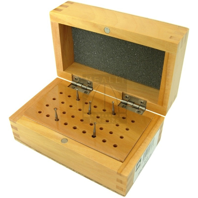 Wood Burs Organizer Block