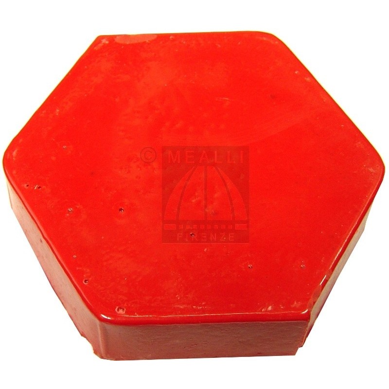 Red Sealing Wax in block , weight approx. 390 g.