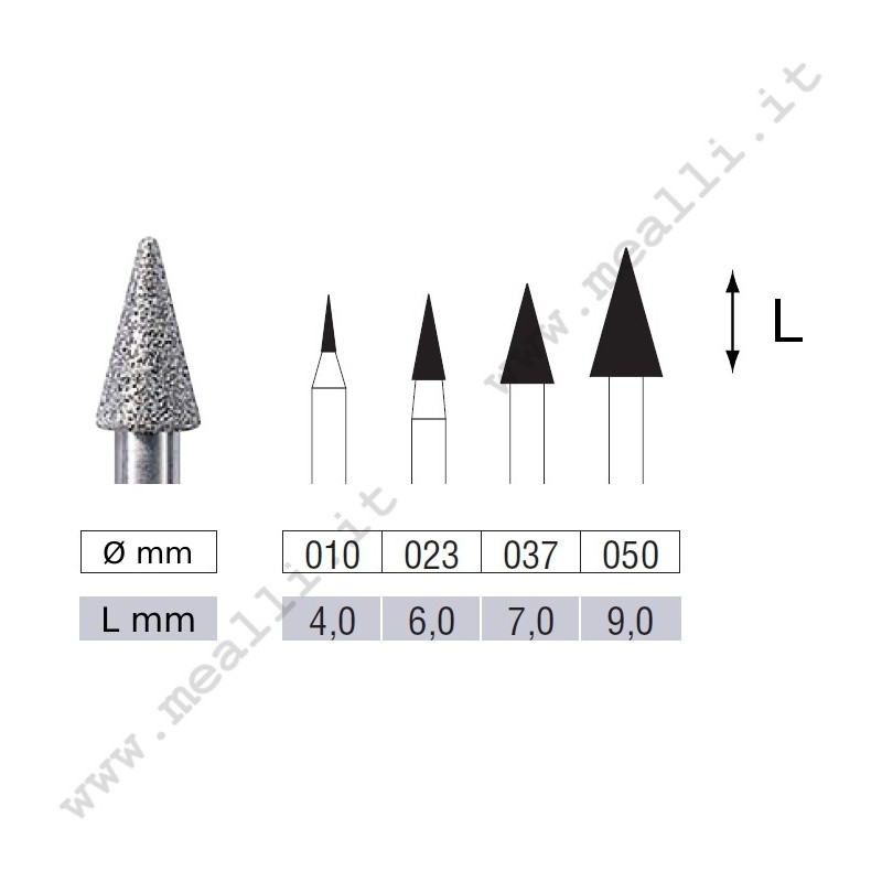 Conical Diamond Bur