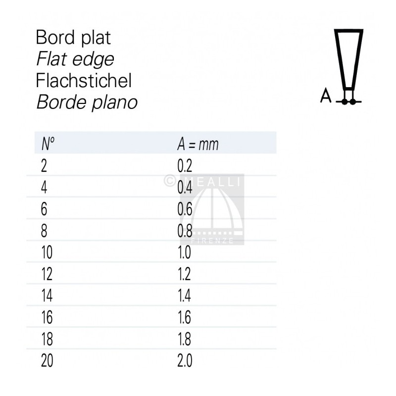 Vallorbe WS Flat Graver