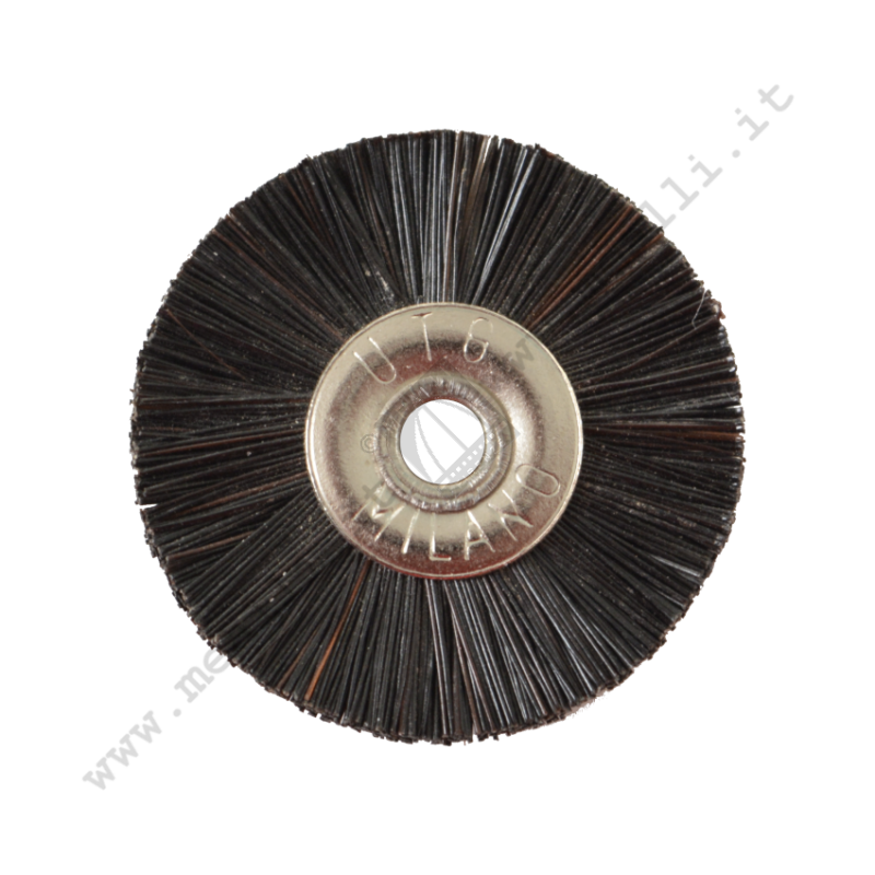 Rotellina - senza gambo, diametro Ø 22 mm. Setola chungking nera forte