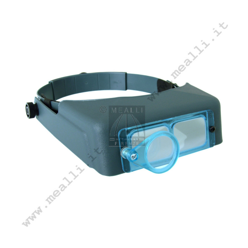Attachable lens OptiLOUPE for the OptiVISOR