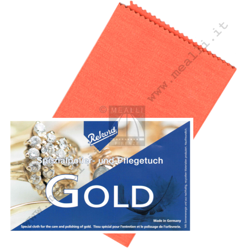 Rekord Cleaning Cloth for Gold Jewellery
