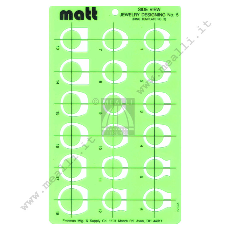 MATT Jewelry Designing Templates Set - 5 pcs.