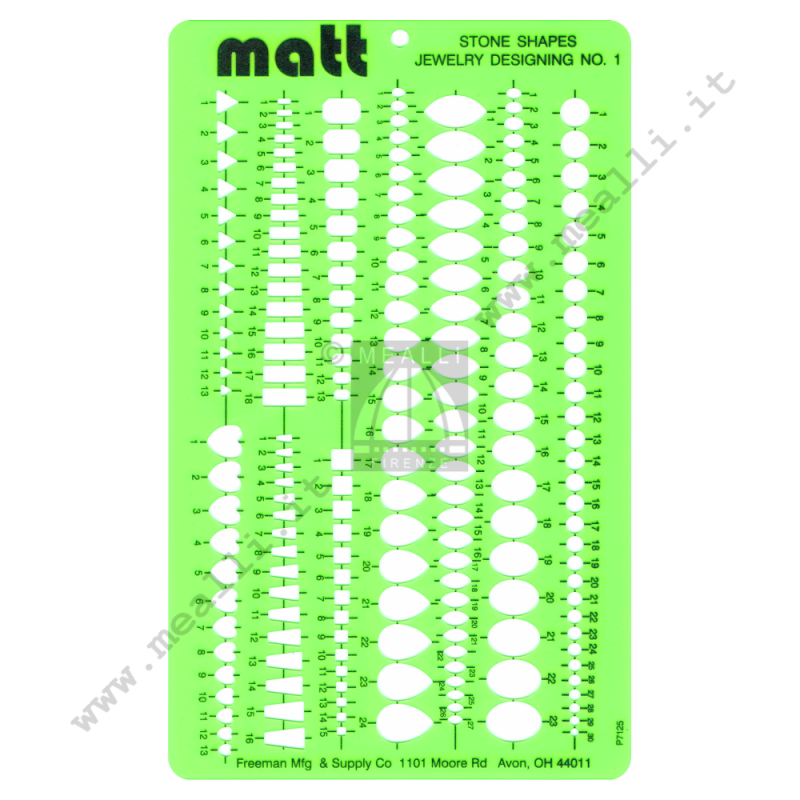 MATT Jewelry Designing Templates Set - 5 pcs.